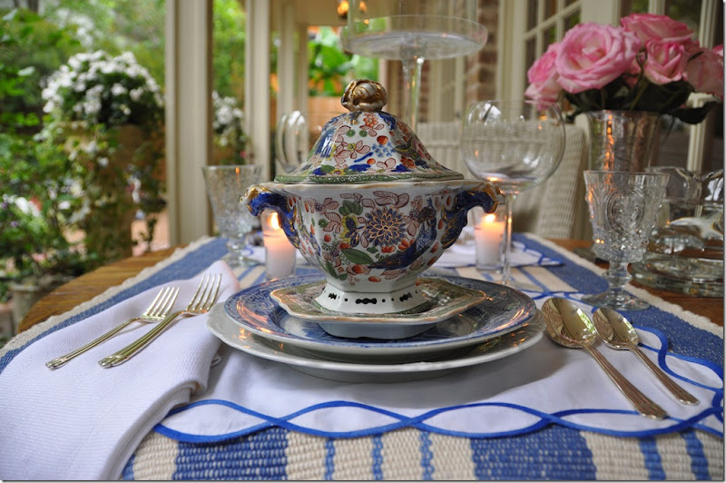 COTE DE TEXAS: TABLESCAPE THURSDAY – A LUNCHEON ON THE PORCH